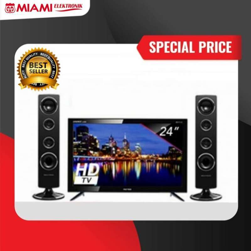 Jual Digital LED TV 24 Inch Polytron HD Ready Cinemax Sound Tower ...