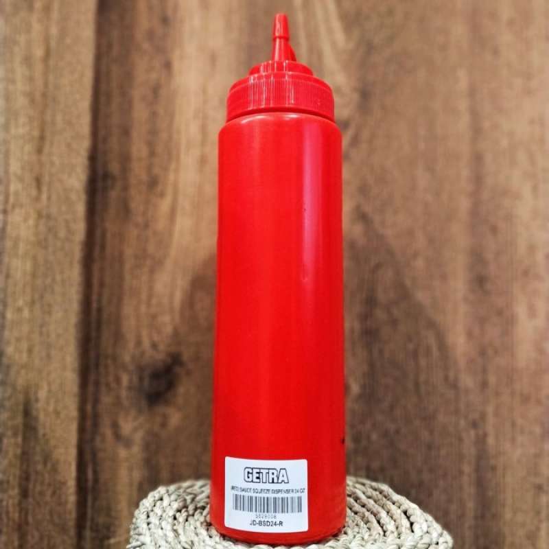 Jual Getra Sauce Squeeze Dispenser 24 OZ - Red JD-BSD24R di Seller Kiko ...