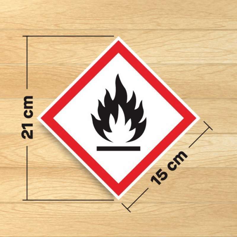 Promo Sticker Label Vinyl Simbol B3 Stiker Bahan Berbahaya Dan Beracun ...