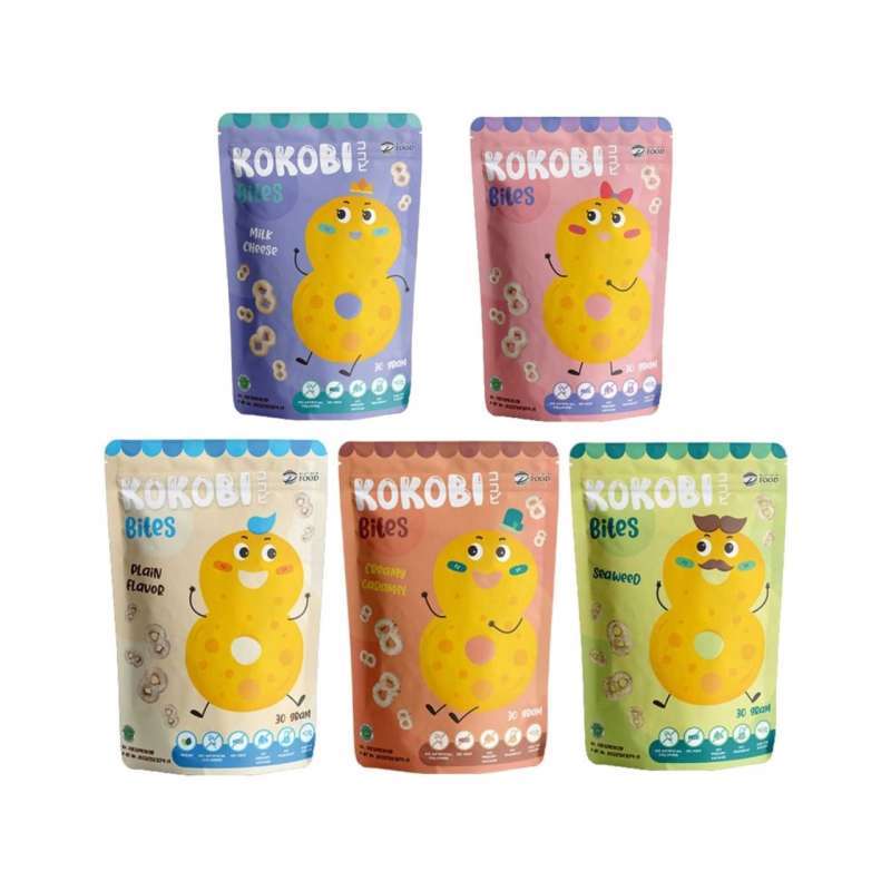 Promo ABE FOOD KOKOBI BITES BISKUIT BERAS | SNACK CEMILAN ANAK BAYI ...