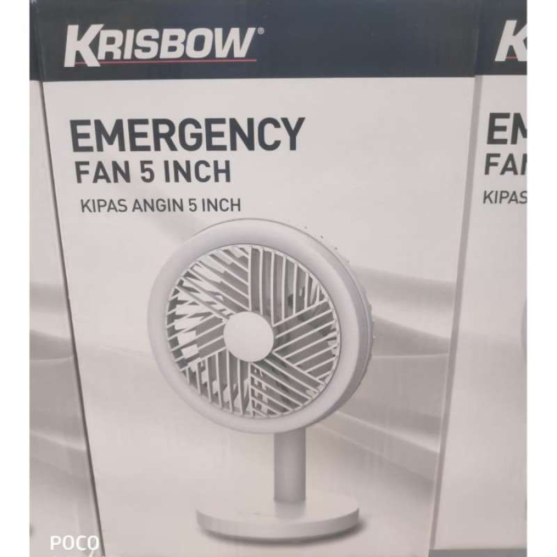 Jual BEST PROMO Kipas Emergency Kipas Lampu Darurat 5 inch dengan Led ...