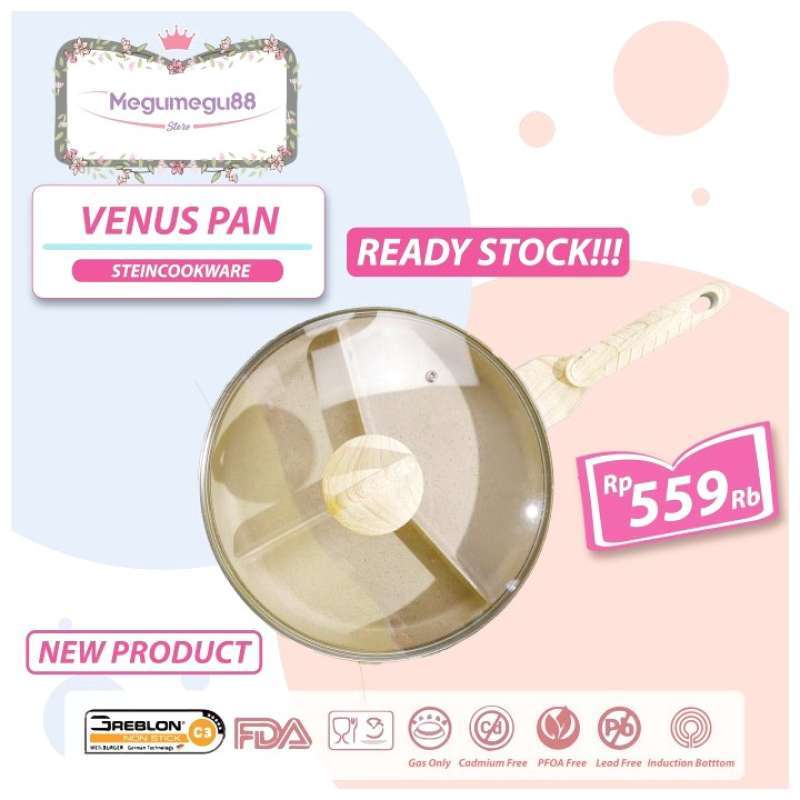 Jual Jual Stein Venus Pan/Pan 3 In 1/Panci 3 Sekat/Greblon Granite ...