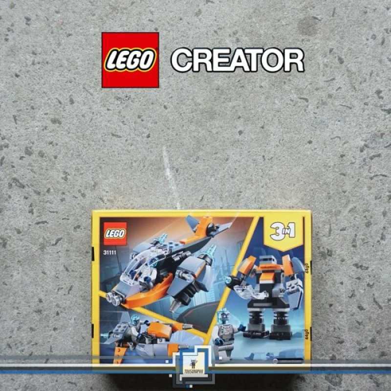 Jual LEGO CREATOR 31111 CYBER DRONE di Seller TOKO BARANGORI - Kedoya ...