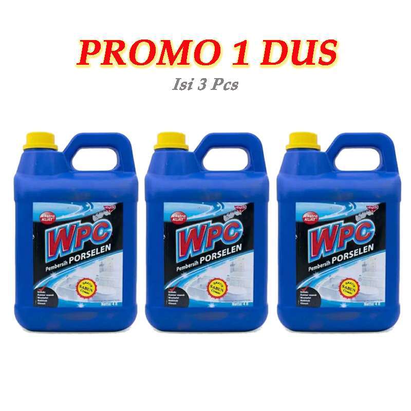 Promo [PROMO 1 DUS] WPC Extra Kuat Jerigen 4 Liter / WPC Cairan ...