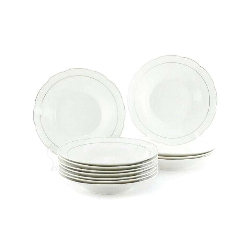 Jual Jual Piring Makan Polos Putih Vicenza Dp9 / Piring Cekung Polos ...