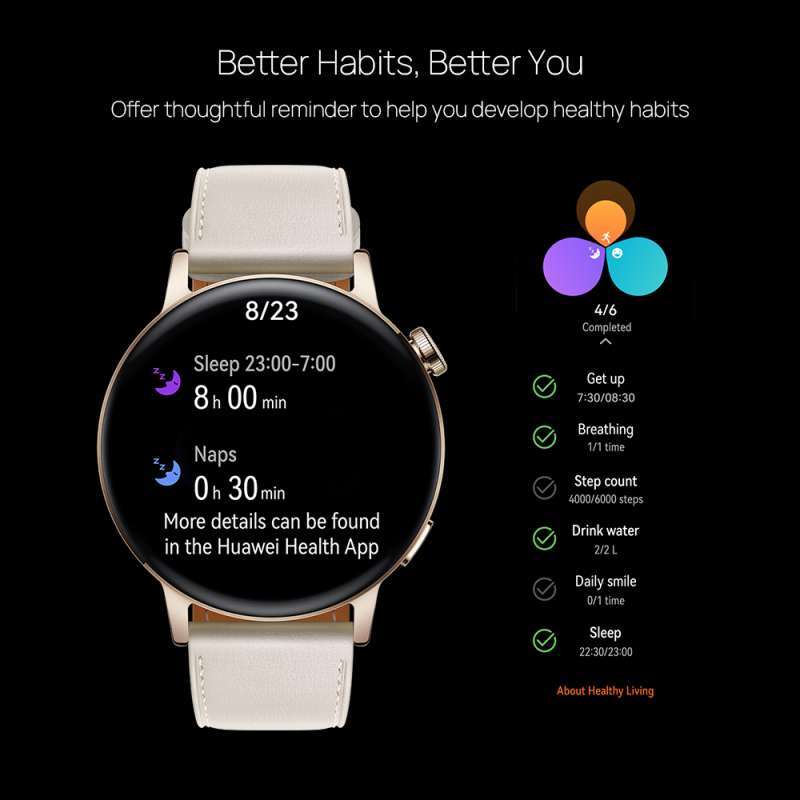 Jual Huawei Watch Gt 3 42mm Smartwatch | All-day Spo2 Monitoring | Ai ...