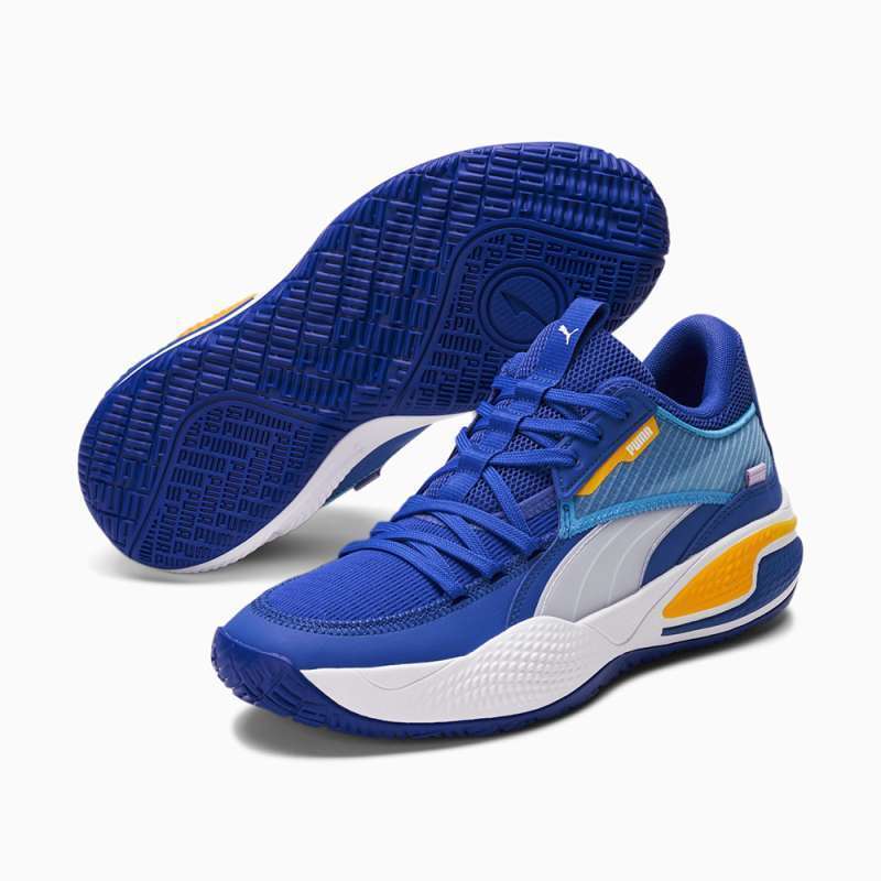 Jual Sepatu Basket Puma Court Rider Basketball Dazzling Blue Saffron ...