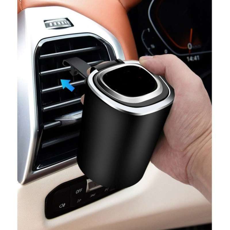 Jual Portable Asbak Mobil / Multi Fungsi Mini Storage Stainless Steel ...