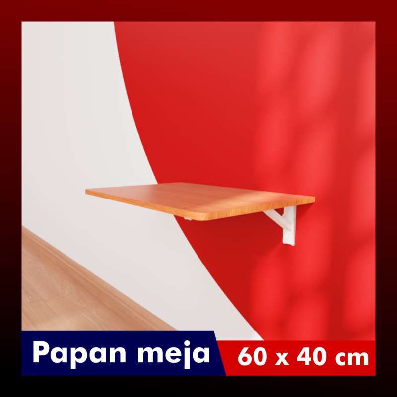 Jual Papan Meja Lipat minimalis - Papan Meja Gantung uk 60x40 cm ...