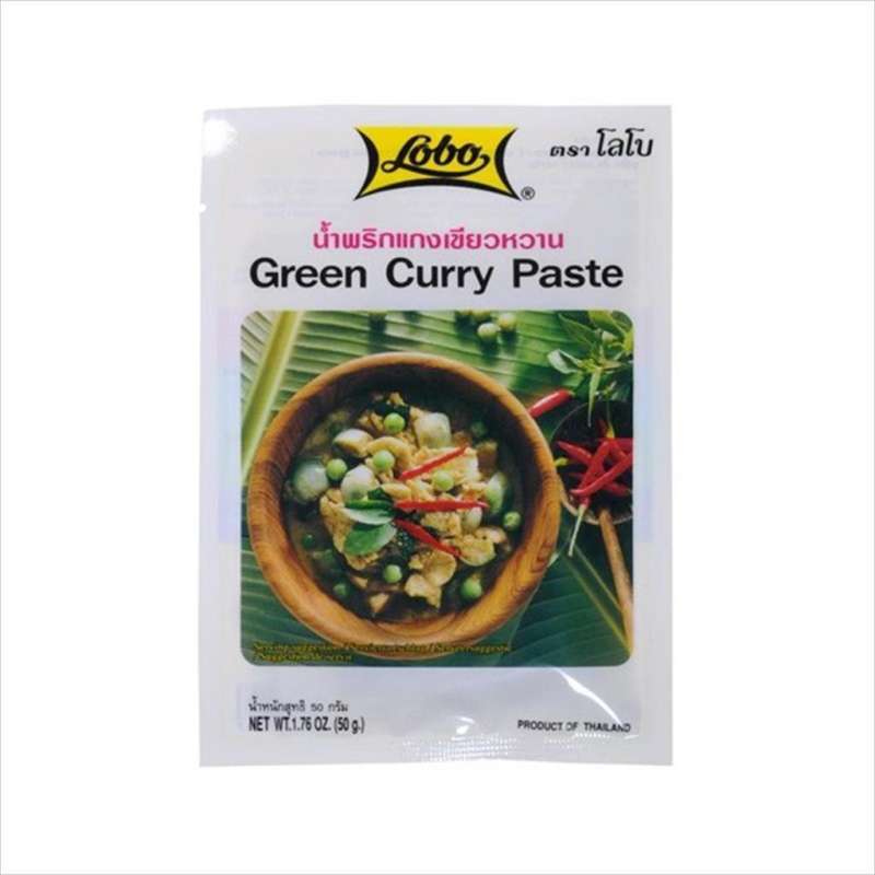 Jual LOBO Green Curry Paste 50 gr / Bumbu Kari Hijau / Bumbu Kari ...