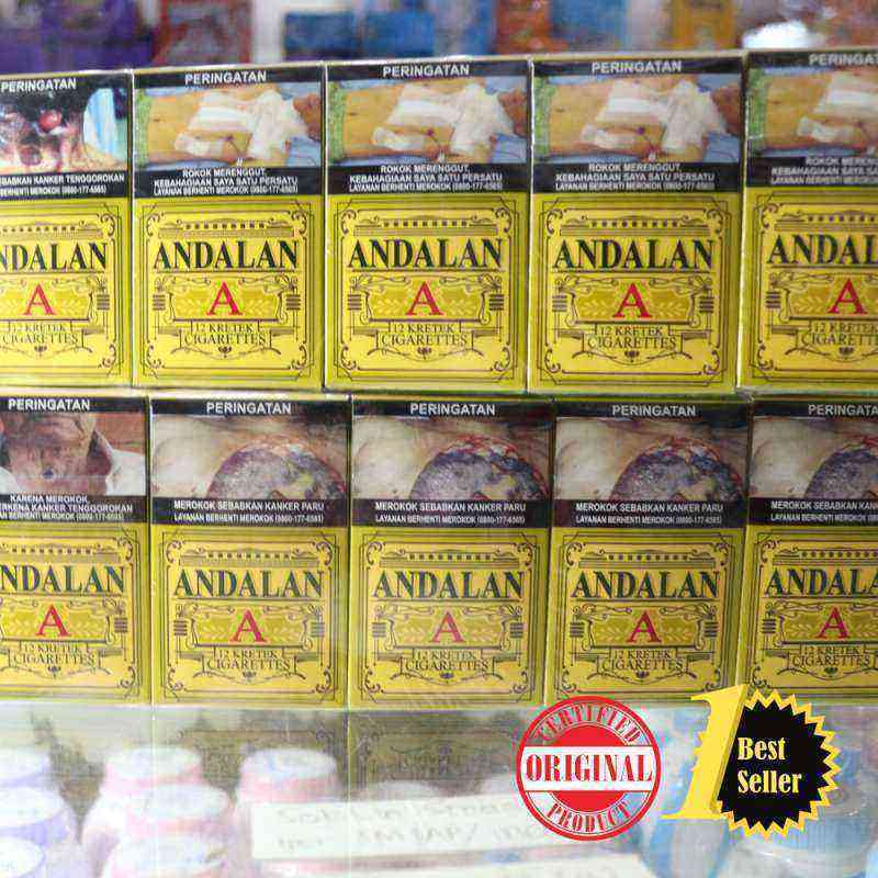 Jual Andalan Kretek 12 / rokok andalan kretek / 1 slop 10 pack di ...