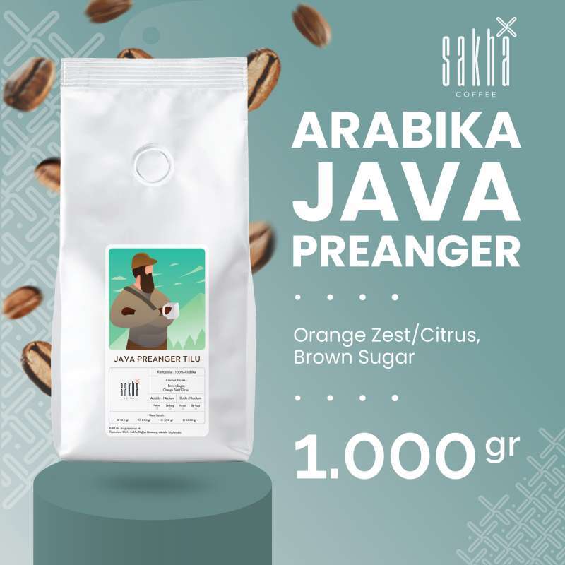 Promo SAKHA COFFEE | Biji Kopi Bubuk Arabika Java Preanger Tilu Tiwus ...