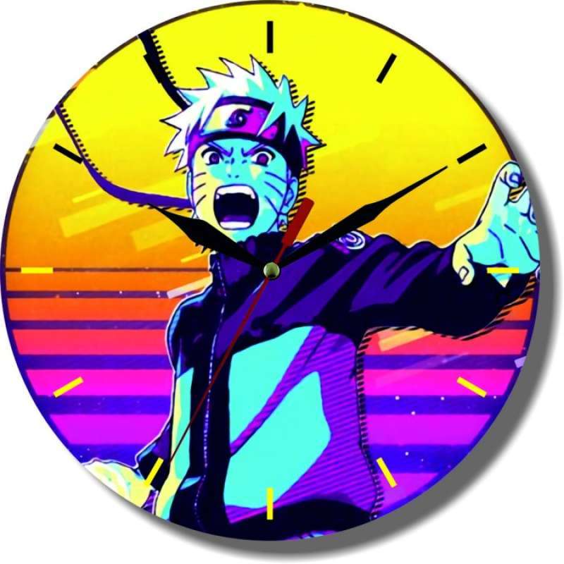 Jual Jam Dinding Karakter Kartun Naruto Unik Minimalis Modern di Seller ...
