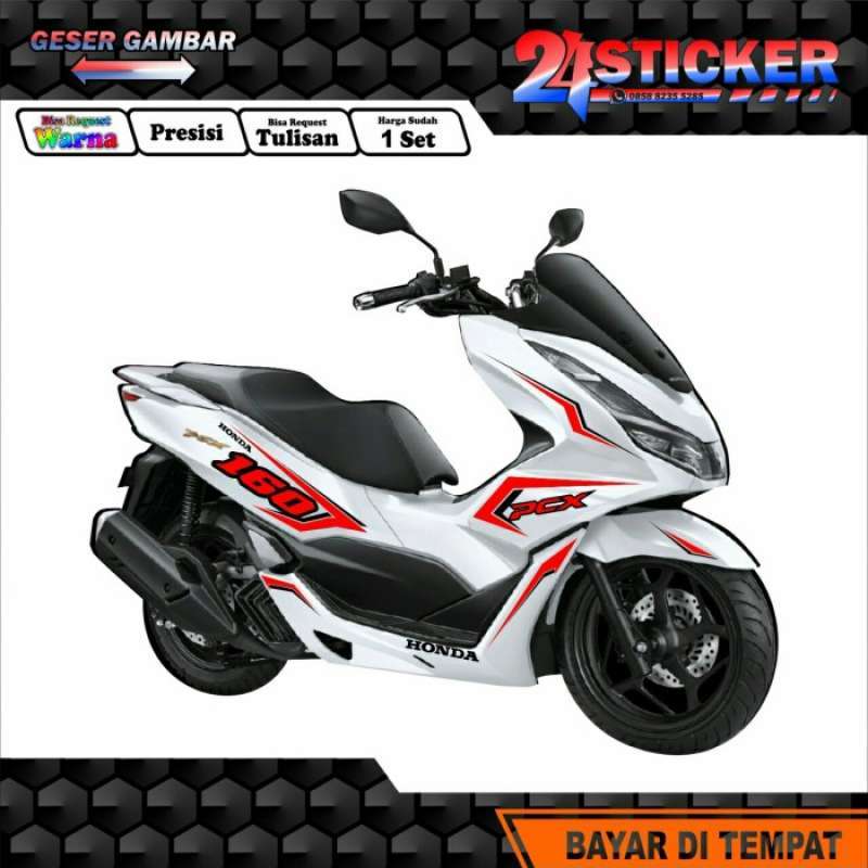 Jual Stiker All New PCX 160 2021 Cutting sticker Decal Striping Lis ...