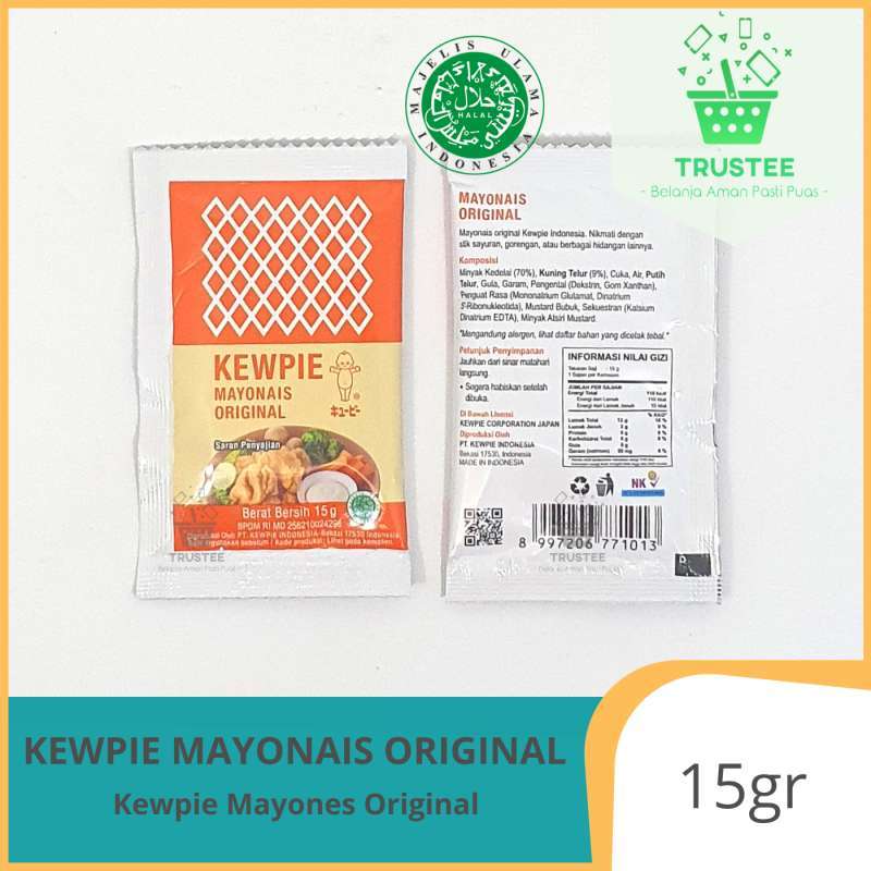 Jual Kewpie Mayonnaise Original / Mayo Mayonaise Ori Sachet 15gr di Seller Trustee Mart - Gading ...