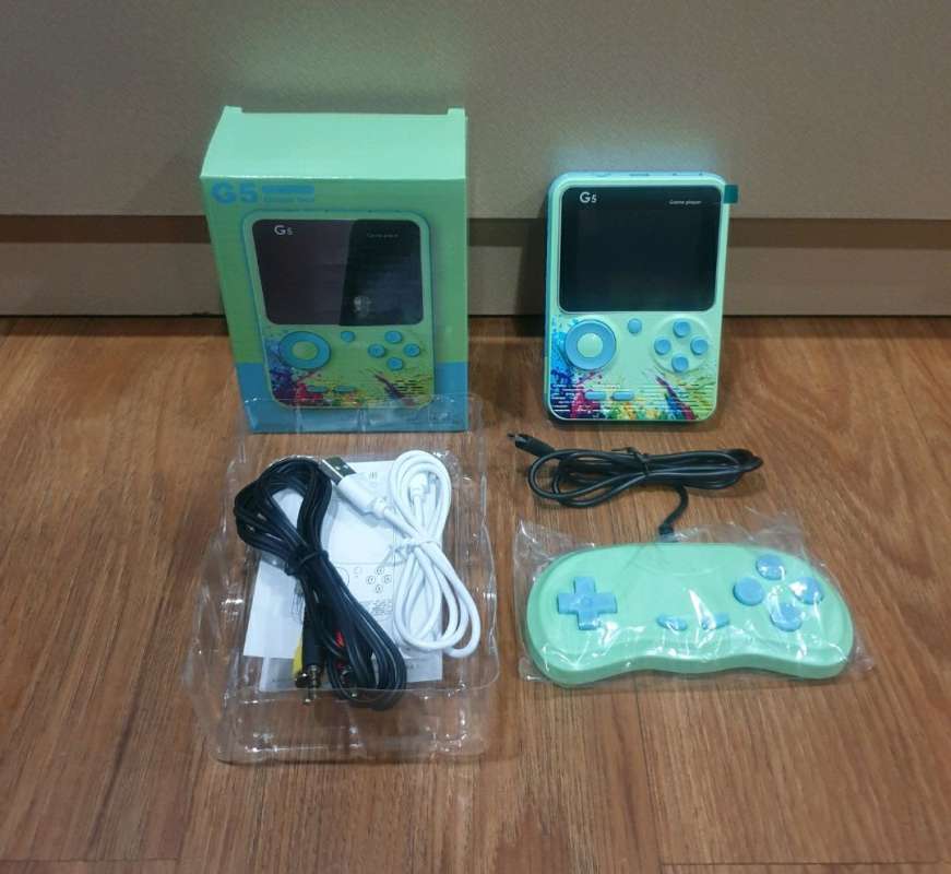 Jual Game Boy Game Box G5 / Game Digital System 3 Inch Full Color Green ...
