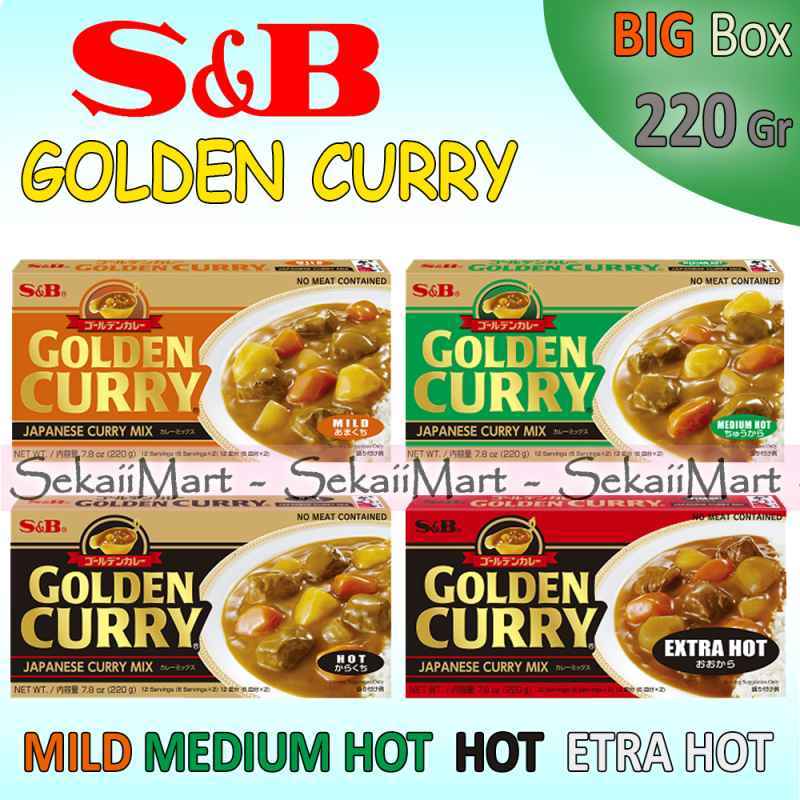 Promo S&B Golden Curry Japanese Cury - SnB Kari Jepang Instant Box ...