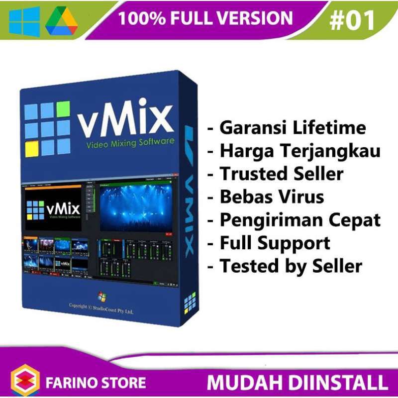 Promo vMix Pro 2021 Full Version Windows 64 Bit Diskon 43% di Seller ...
