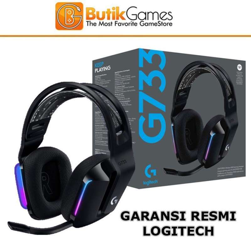 Jual Headset Gaming Logitech G733 LIGHTSPEED WIRELESS RGB di Seller ...