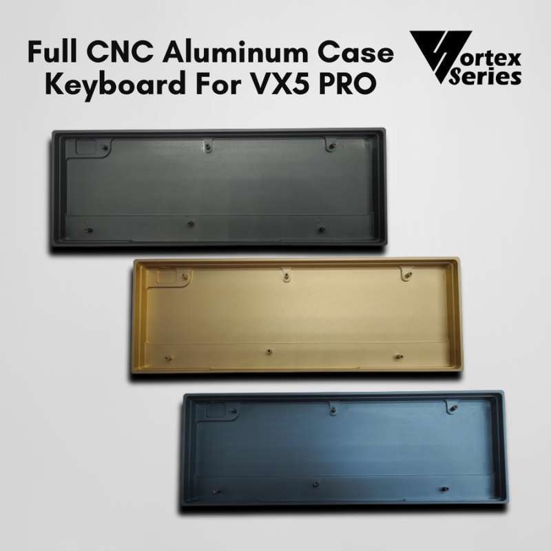 Jual Vortex CNC Aluminium Case For VX5 Pro - Gaming Keyboard Case ...