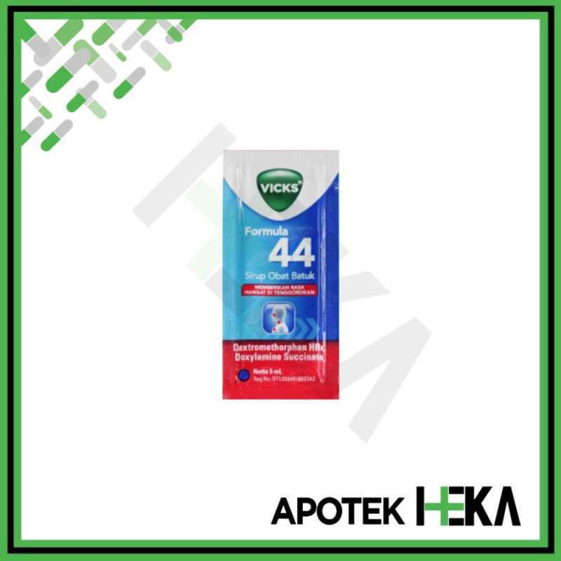Jual Vicks Formula 44 Sachet 5 Ml Isi 1 Sachet Di Seller Apotek Heka ...