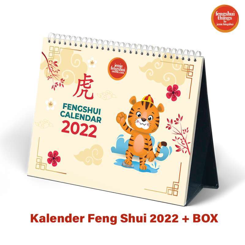 Jual Jenie Things Kalender 2022 Feng Shui Kalender Meja + BOX Tanggal ...