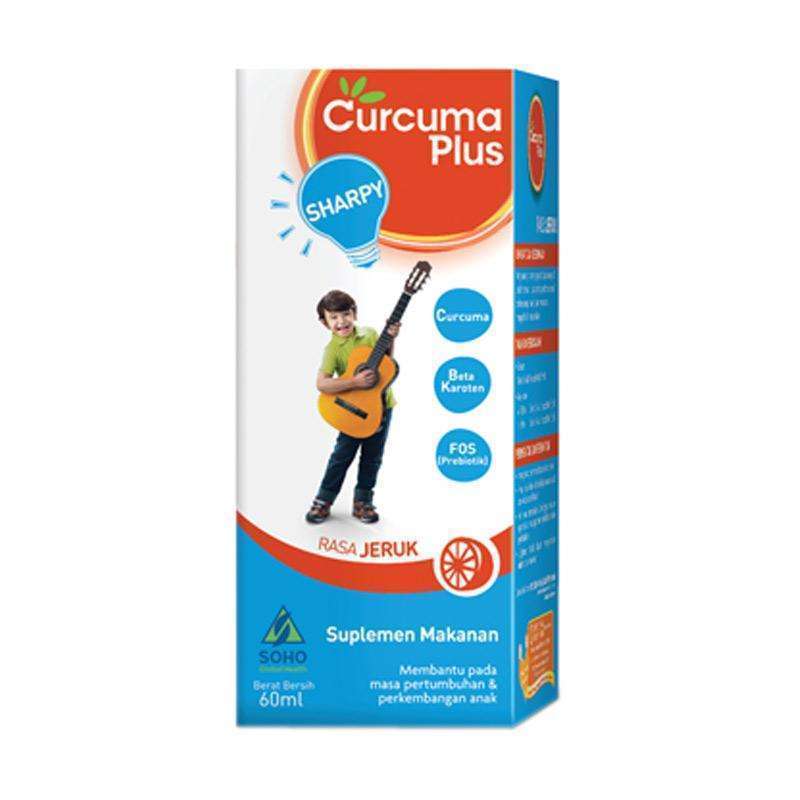 Jual Curcuma Plus Sharpy Rasa Jeruk 60 ml di Seller Chandra Superstore ...