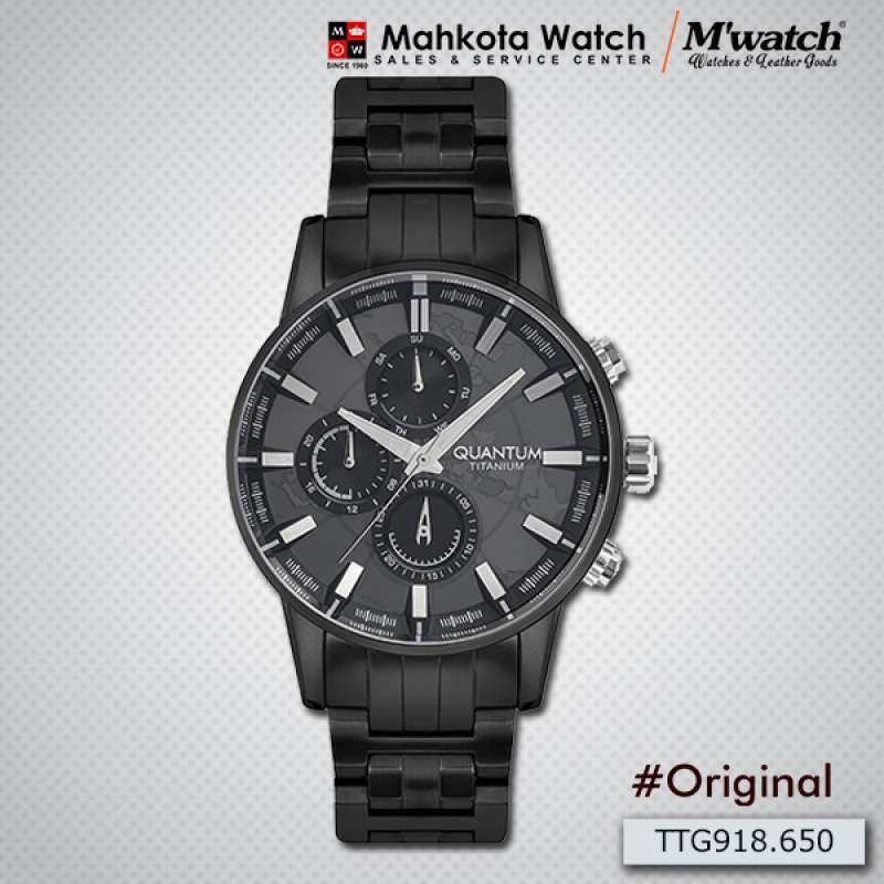 Jual JAM TANGAN PRIA QUANTUM TTG918.650 BLACK ORIGINAL di Seller MWatch ...