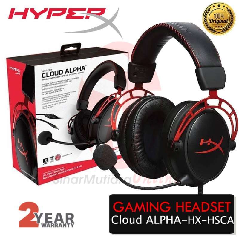 Jual Console Headset HyperX Cloud Alpha Gaming Headset HX-HSCA-RD di ...