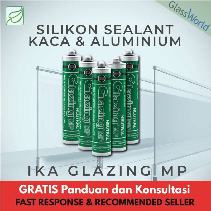 Jual Silicone Sealant Lem Kaca Silikon Silen IKA Glazing MP 300ml di ...