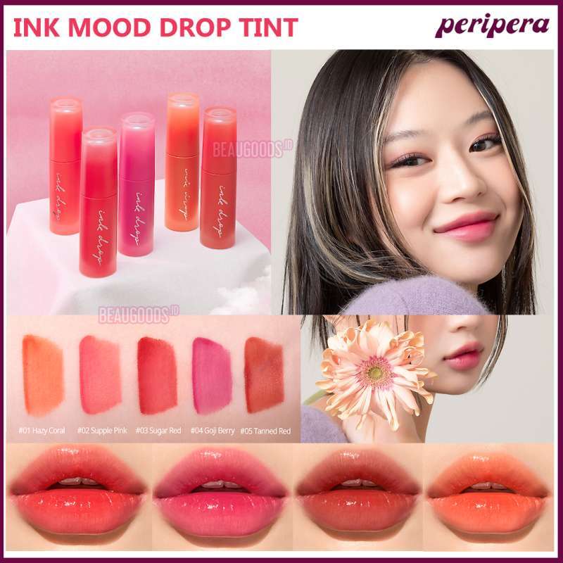 Jual Peripera Ink Mood Drop Tint Original Korea - 05 Tanned Red Di ...