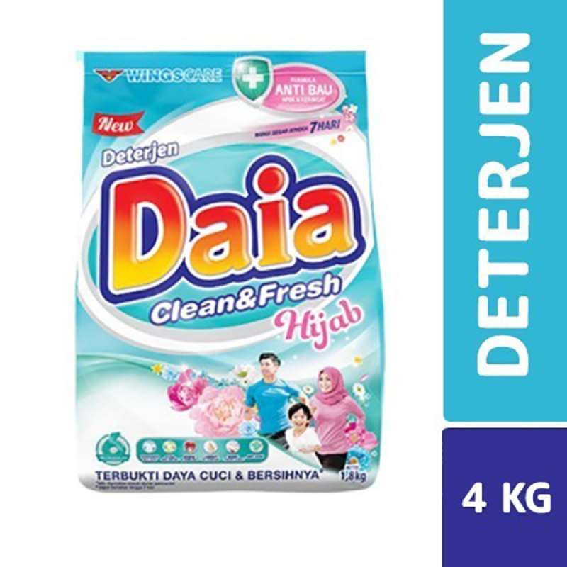 Jual DAIA Clean Fresh Detergent 4 KG di Seller Hashira Jakarta Official ...