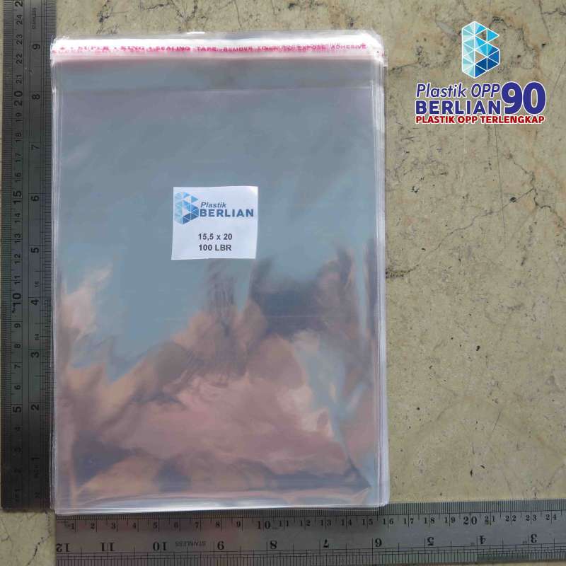 Jual Plastik Opp Lem 15,5x20 Cm 20 Micron Di Seller Plastik Opp Berlian ...
