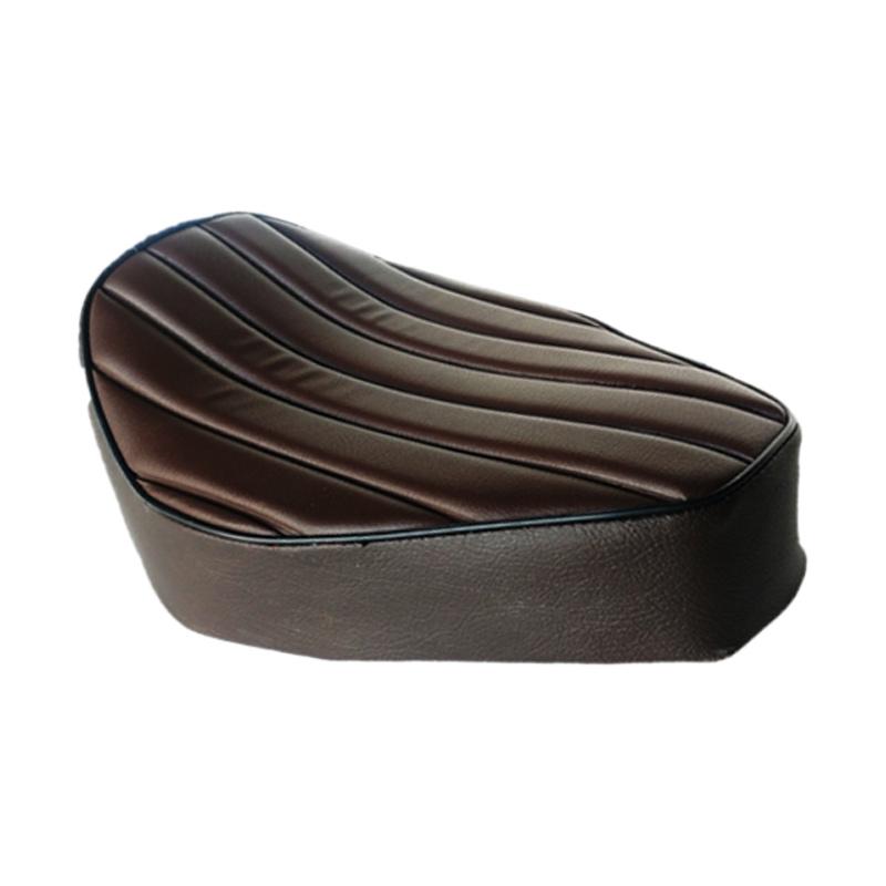 Jual Desa Kustompart Viper Vertical Jok Motor Single Seat - Coklat Tua ...