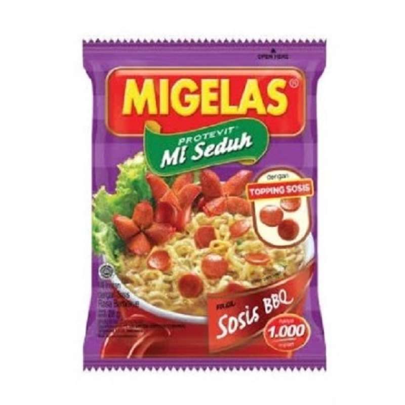 Promo Migelas Mie Gelas Seduh Banyak Rasa [ 28gr X 10pcs / Renceng ...