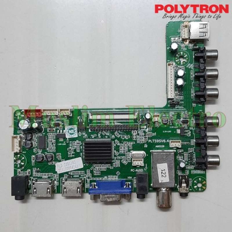 Jual Mainboard LED TV Polytron PLD 22D110 di Seller Muslim Electro ...