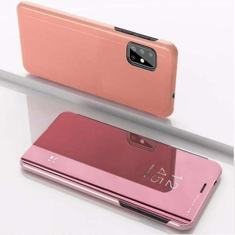 Jual Samsung Galaxy M51 Flip Clear View Standing Mirror Cover Case ...