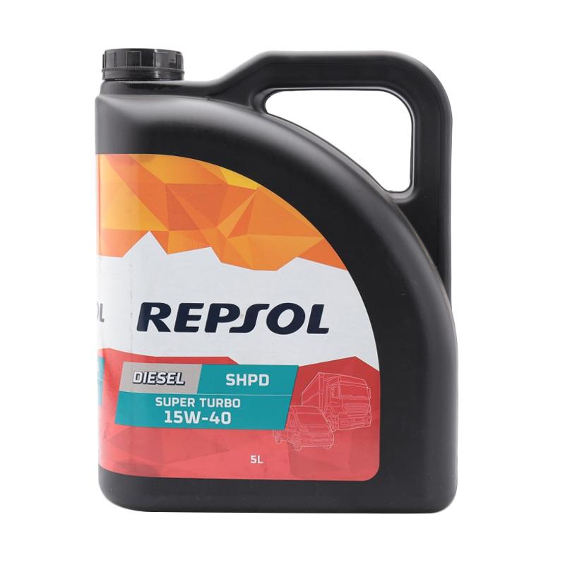 Jual REPSOL Diesel SHPD Super Turbo 15W-40 Oli Pelumas Mobil [5 L] di ...