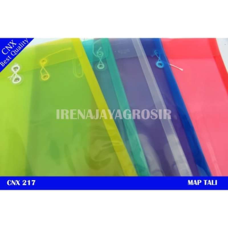 Jual Baru MAP TALI 12 PCS MAP PLASTIK MAP BENING SEKOLAH KANTOR - Putih ...