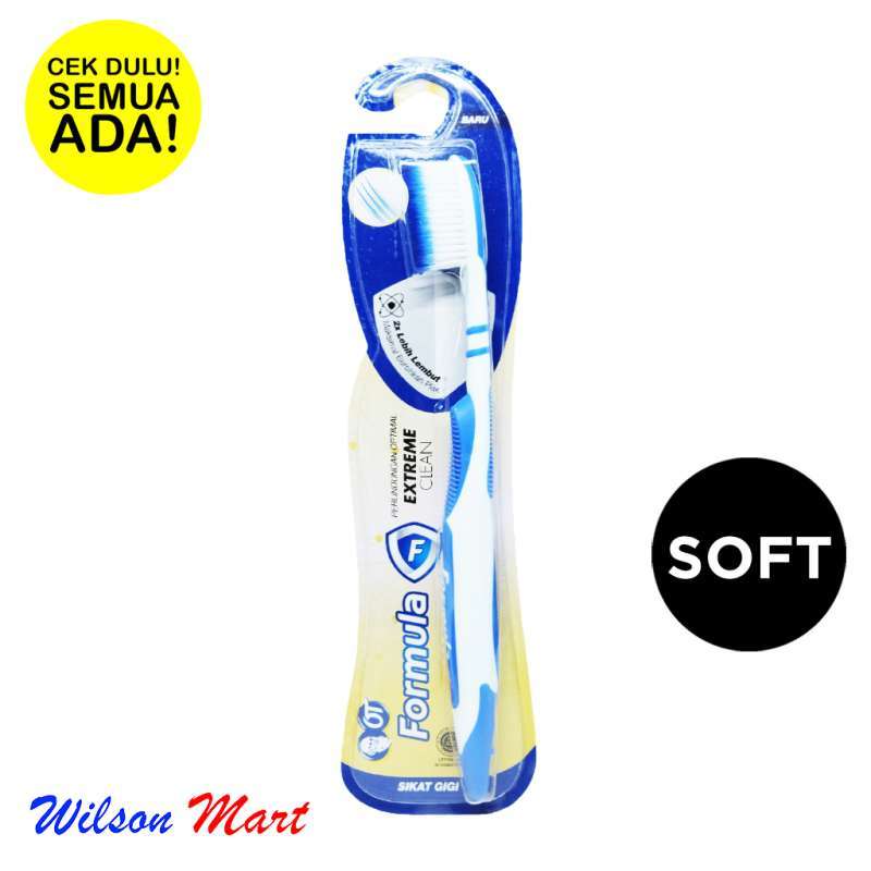 Jual FORMULA SIKAT GIGI EXTREME CLEAN SOFT di Seller Wilson Mart ...