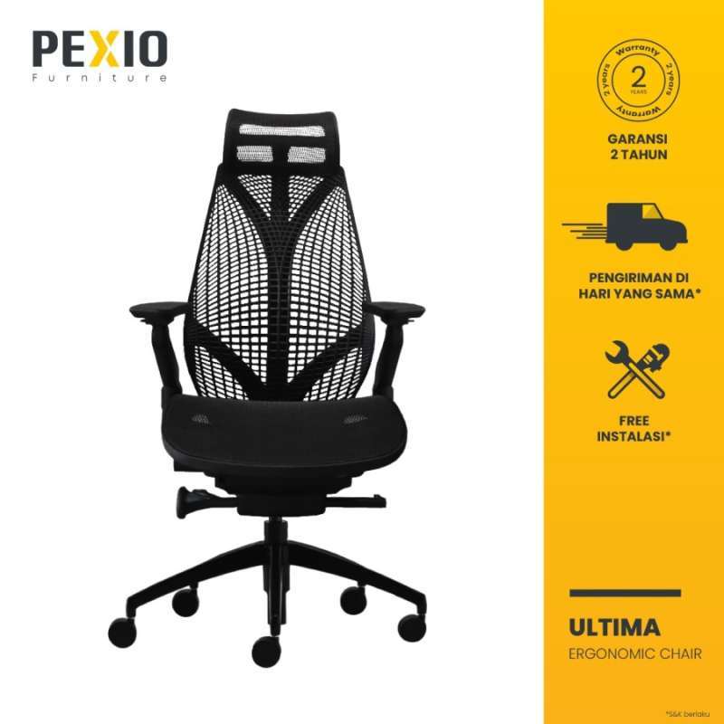 Jual Kursi Kerja Ergonomis | Ergonomic Office Chair | Ultima Di Seller ...