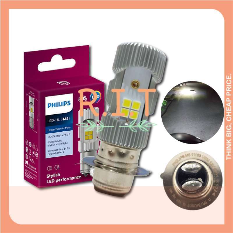 Jual Lampu Philips Ultinon Essential Moto LED HL M5 Kaki1 6500K 12V DC 6W di Seller Cihideung ...
