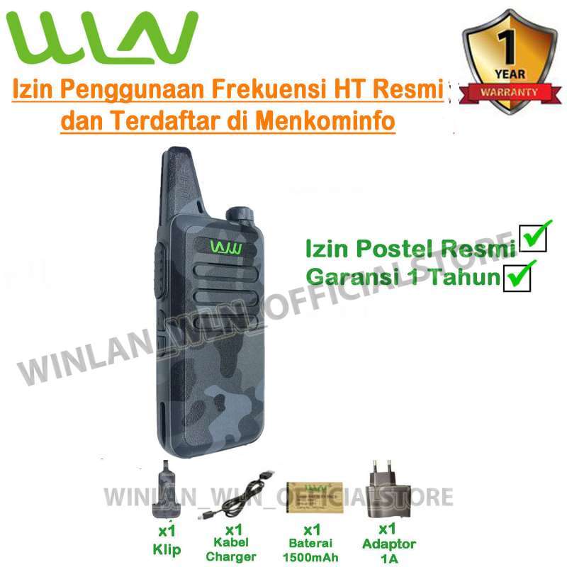 Jual WLN WINLAN HT SATUAN WALKIE TALKIE KD-C1 UHF - Tanpa Dekstop ...