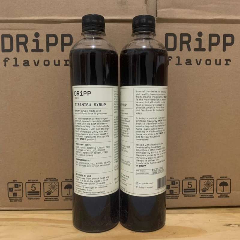 Jual Dripp Tiramisu Syrup 760 Ml - Sirup Tiramisu Kopi Minuman Es Dripp ...