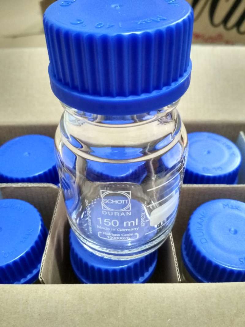 Jual Duran Bottle Laboratory Clear 150 Ml/botol Duran Kaca 150 Ml Di ...