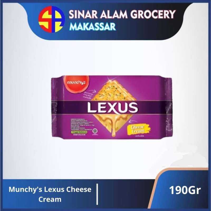 Jual Munchys Lexus Cheese Cream 190gr Di Seller Sinar Alam Grocery ...