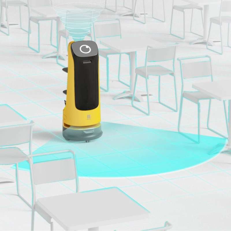 Jual Robot Pudu Smart Ketty Bot Pengantar Makanan Di Resto - White Di ...