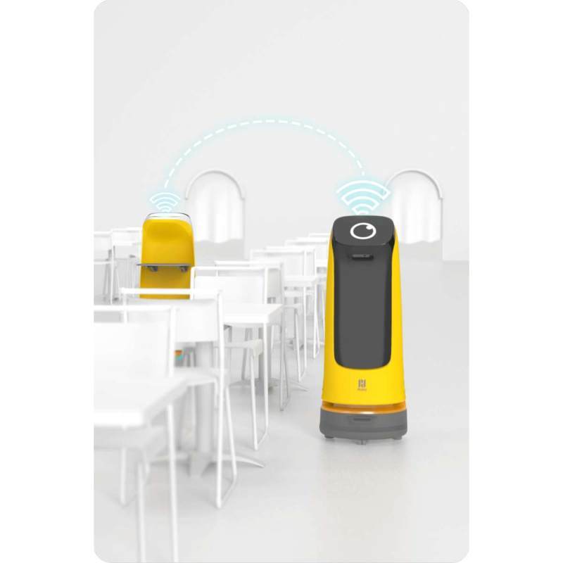 Jual Robot Pudu Smart Ketty Bot Pengantar Makanan Di Resto - White Di ...