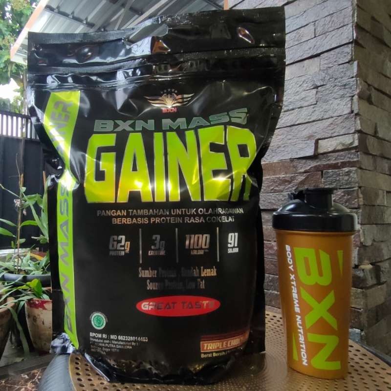Promo Susu Penambah Protein Badan BXN Mass Gainer 15lbs Suplement ...