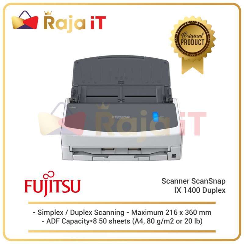 Jual FUJITSU Scanner IX1400 ScanSnap IX 1400 Duplex Scan Snap IX-1400 ...